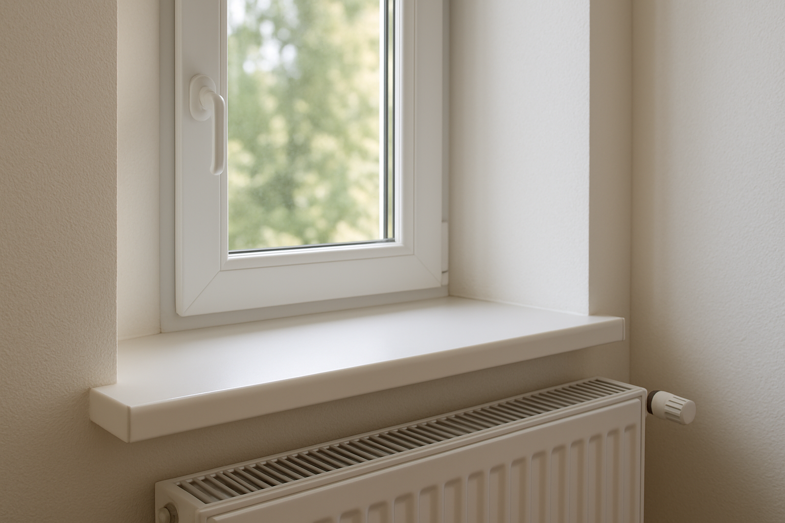 Vensterbank boven de radiator, warmteverlies? Zo zit het écht ...